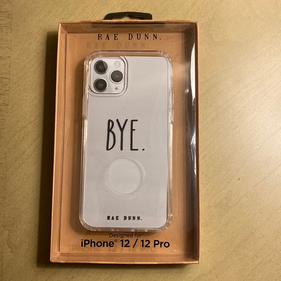 Rae Dunn | Accessories | Rae Dunn Bye Iphone 2 12 Pro | Poshmark